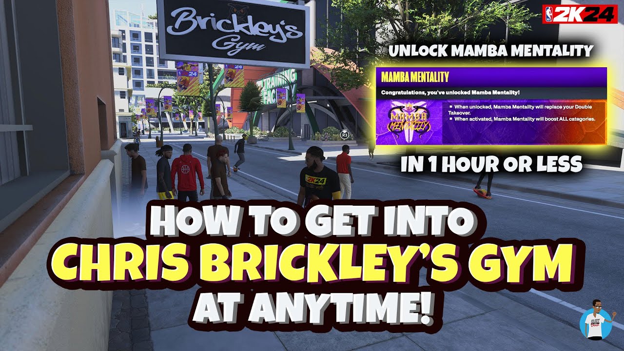 HOW TO GET INTO CHRIS BRICKLEY'S GYM AT ANY TIME! MAMBA MENTALITY QUEST ...