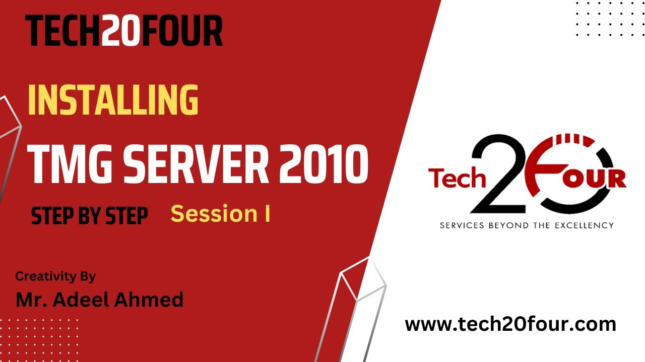 TMG Server Installation step by step (Session VI) - YouTube