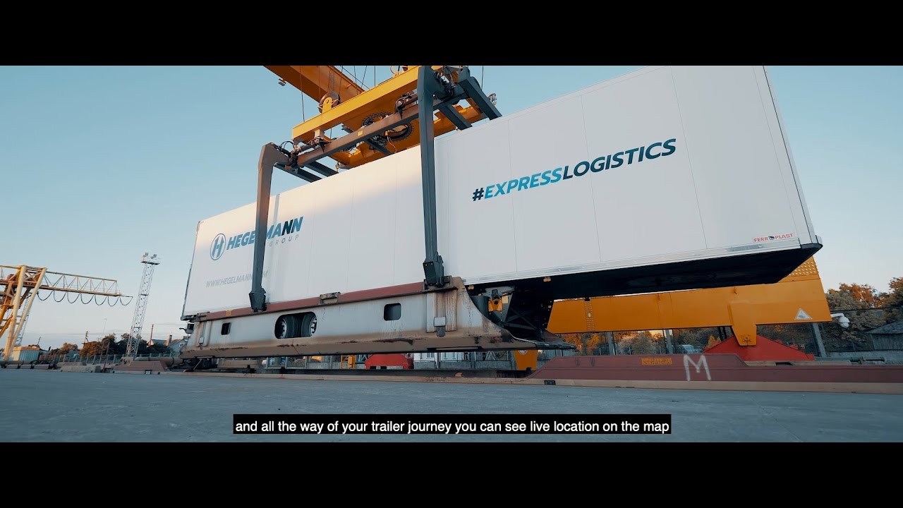 Intermodal transportation with Hegelmann and HTFS - YouTube