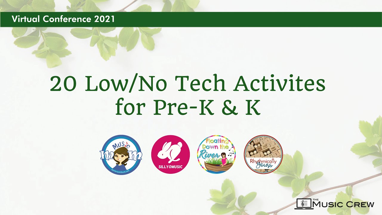 20 Low/No Tech Activities for Pre-K & K - YouTube