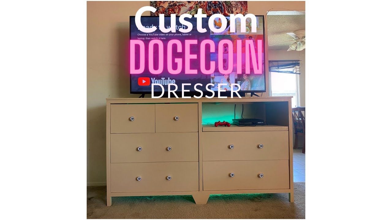 Custom Dogecoin Dresser - YouTube