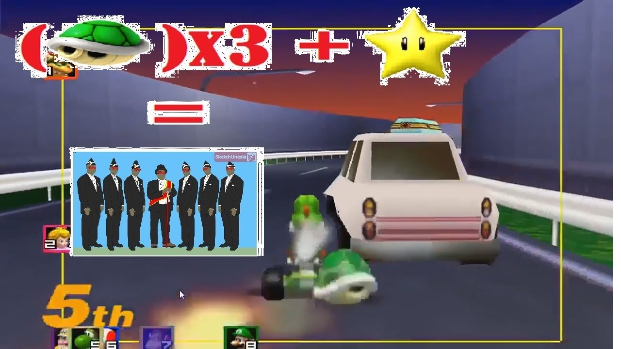 COFFIN DANCE in MARIO KART 64/FUNNY MOMENT (ASTRONOMIA REMIX-SIN ...