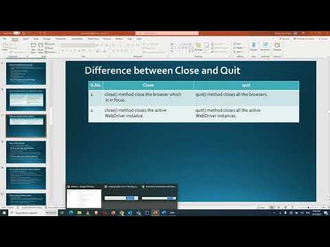 🔥 Difference between Close and Quit methods in Selenium WebDriver 🔥 - YouTube