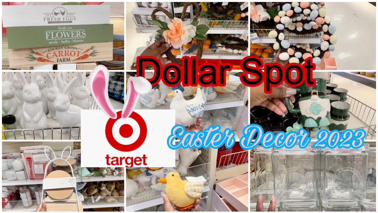 NEW‼️ Target Dollar Spot 🐰 Easter Decor 2023 & St. Patrick’s Day 2023 ...