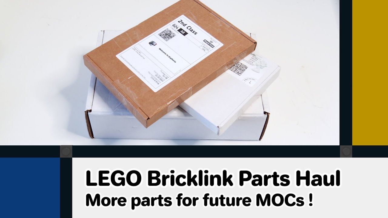 LEGO Bricklink Haul - More parts for future MOCs - YouTube