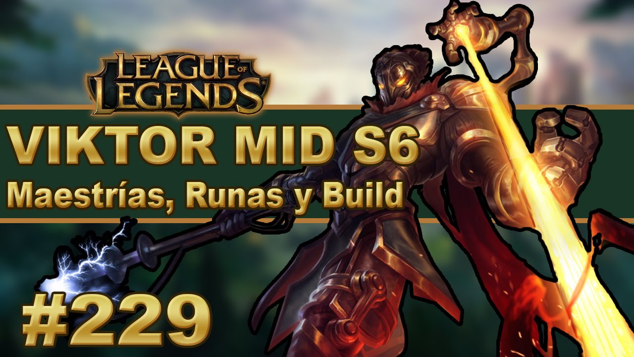 👍 VIKTOR MID | Maestrias, Runas y Objetos/Build | Vídeo Gameplay | No ...