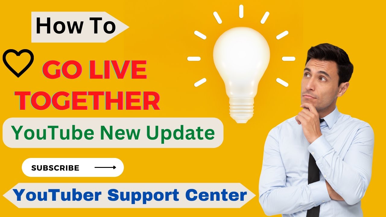 go live together | youtube new update today | youtube live stream new ...