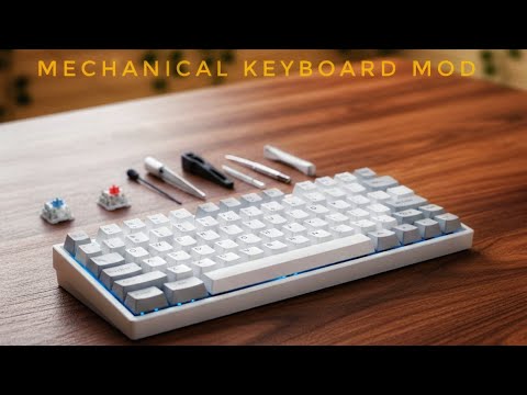 Mechanical Keyboard Mod | Foam Mod | Tape Mod | Thock - YouTube