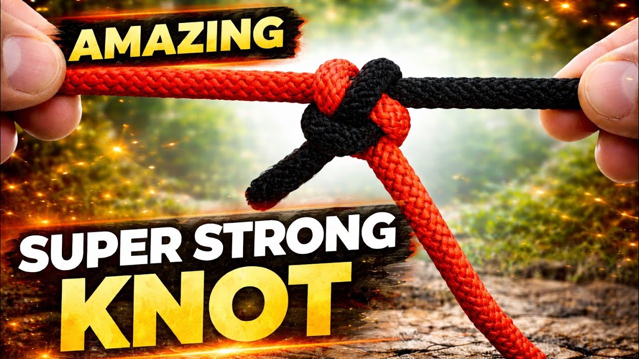 Stop tying weak knots! Try this "Unbreakable" Knot instead // Duniya ki ...