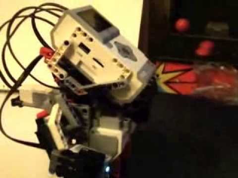 Our Lego Mindstorms Gyro Boy takes his first steps. - YouTube