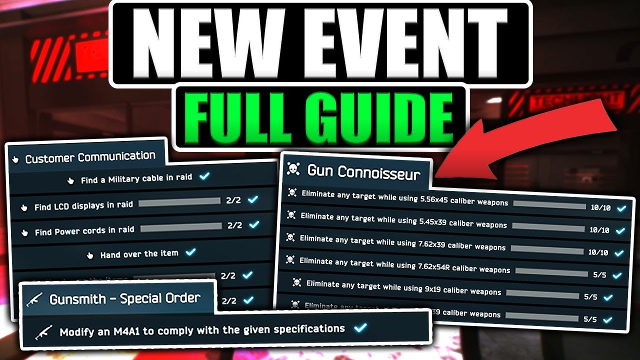 COMPLETE NEW TARKOV EVENT GUIDE! Escape From Tarkov NEW Event - YouTube