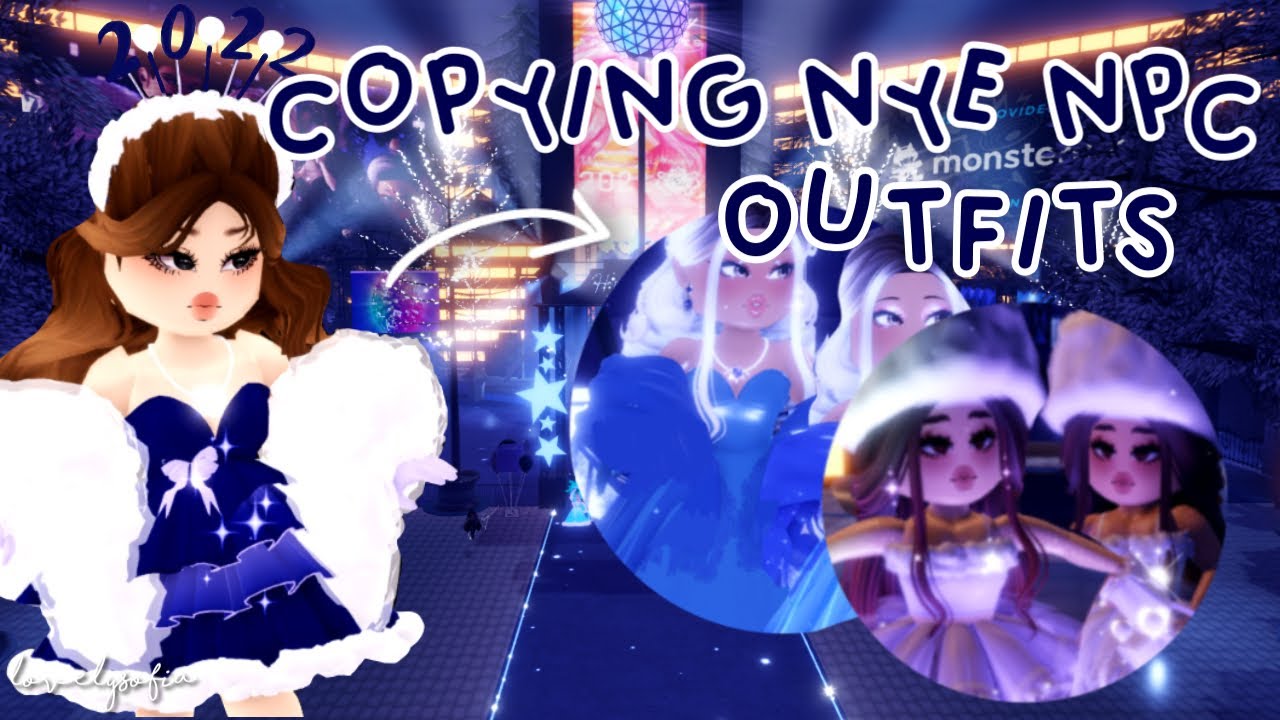 RECREATING royale high NEW YEARS update NPC outfits! 🎊 - YouTube