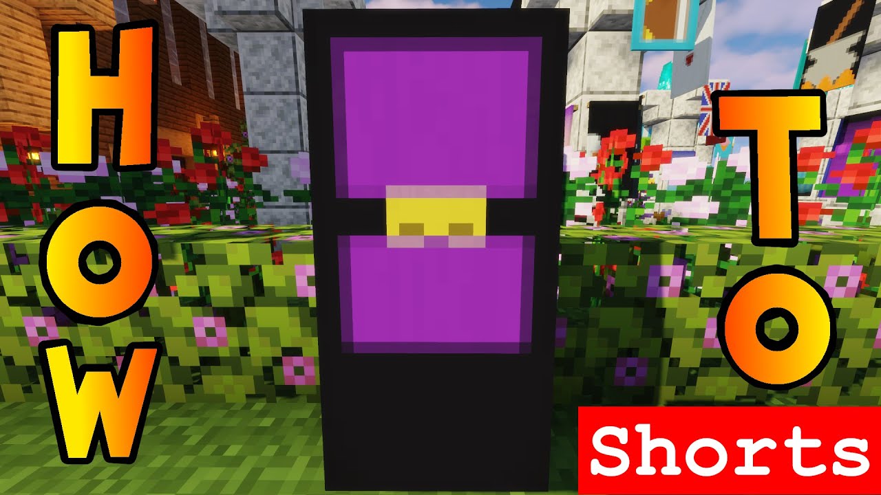 Minecraft: How to Make a Shulker Design Banner - Tutorial - YouTube