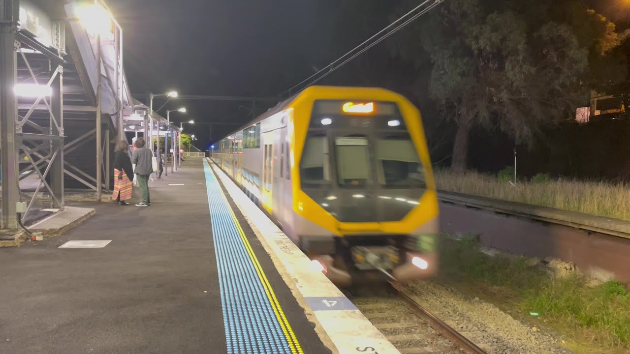 Sydney Trains Millennium M Set passes through St Peters Railway Station ...