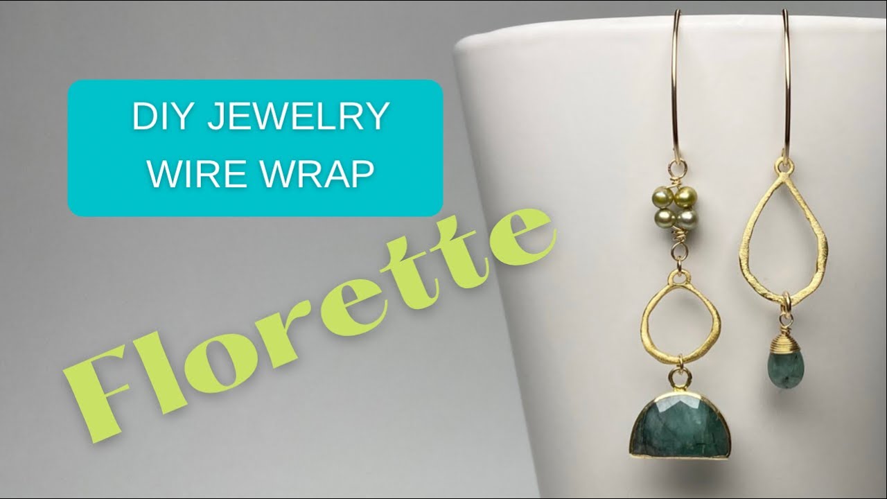 How To Wire Wrap Florette - DIY Jewelry Tutorial - YouTube