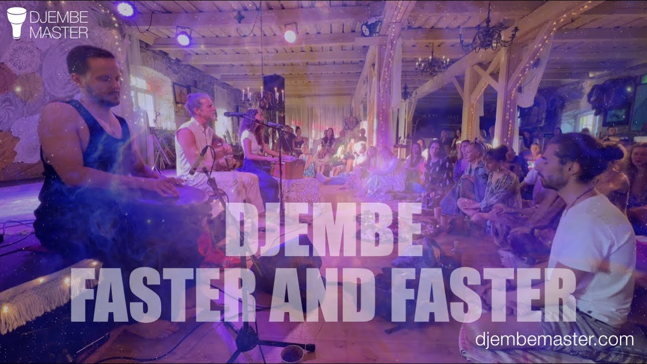 Djembe Faster and Faster (Kevin James Live) - YouTube