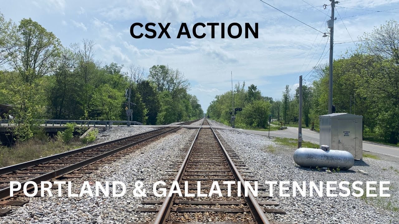 CSX 5298 1:30PM Gallatin Tennessee & CSX 3220 2:45pm Portland Tennessee ...