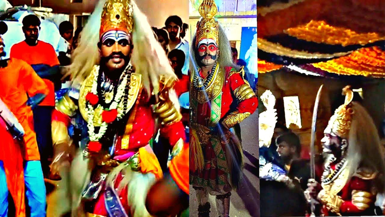 Veeragase kunitha | ವೀರಗಾಸೆ ಕುಣಿತ | Folk dance | traditional village ...