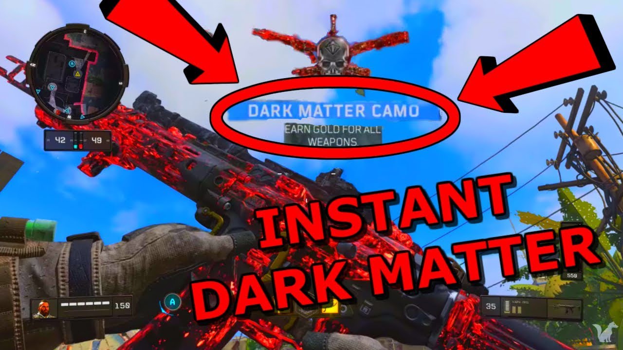 INSTANT DARK MATTER GLITCH! UNLOCK DARK MATTER in 5 SECONDS! BO4 DARK ...