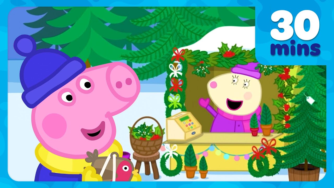 George Pig's New Christmas Tree! 🌲The Weird Christmas Tree 🎄 Peppa Pig ...