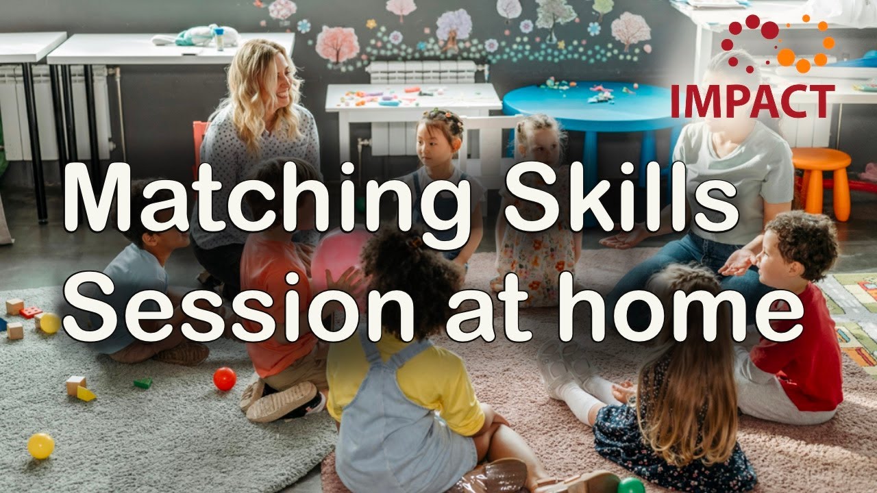 Matching skills sessions at home - YouTube