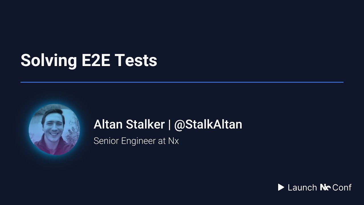 Solving E2e Tests Youtube