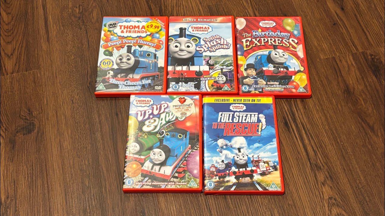 My Thomas & Friends UK Red Case DVD Collection - YouTube
