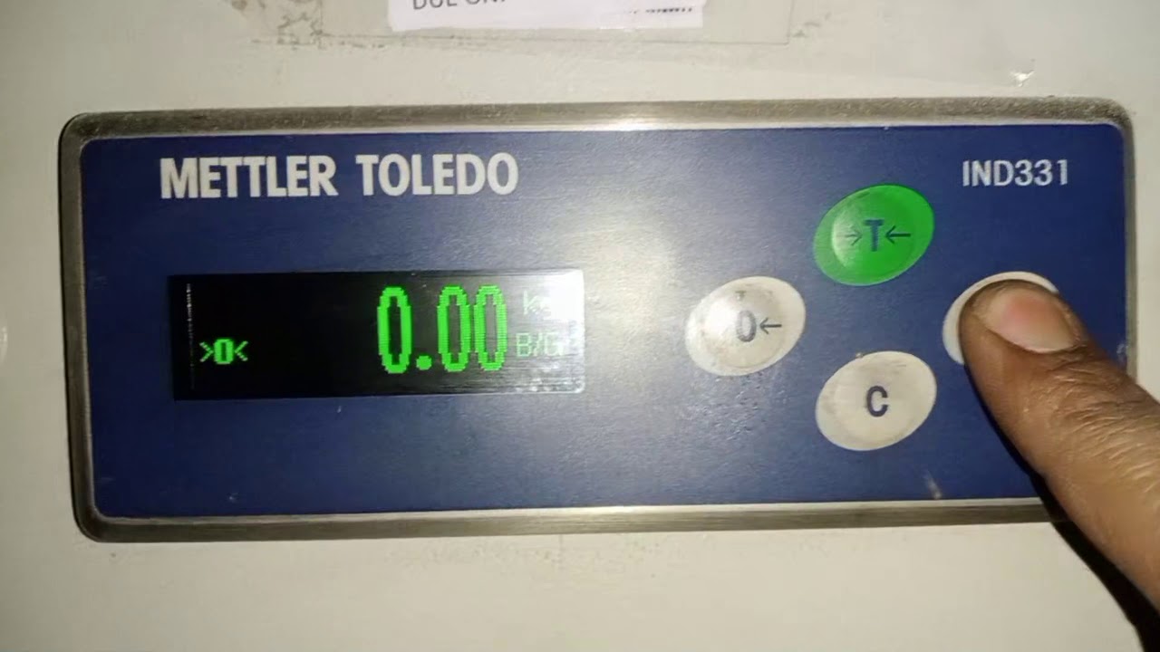 Mettler Toledo load cell calibration - YouTube