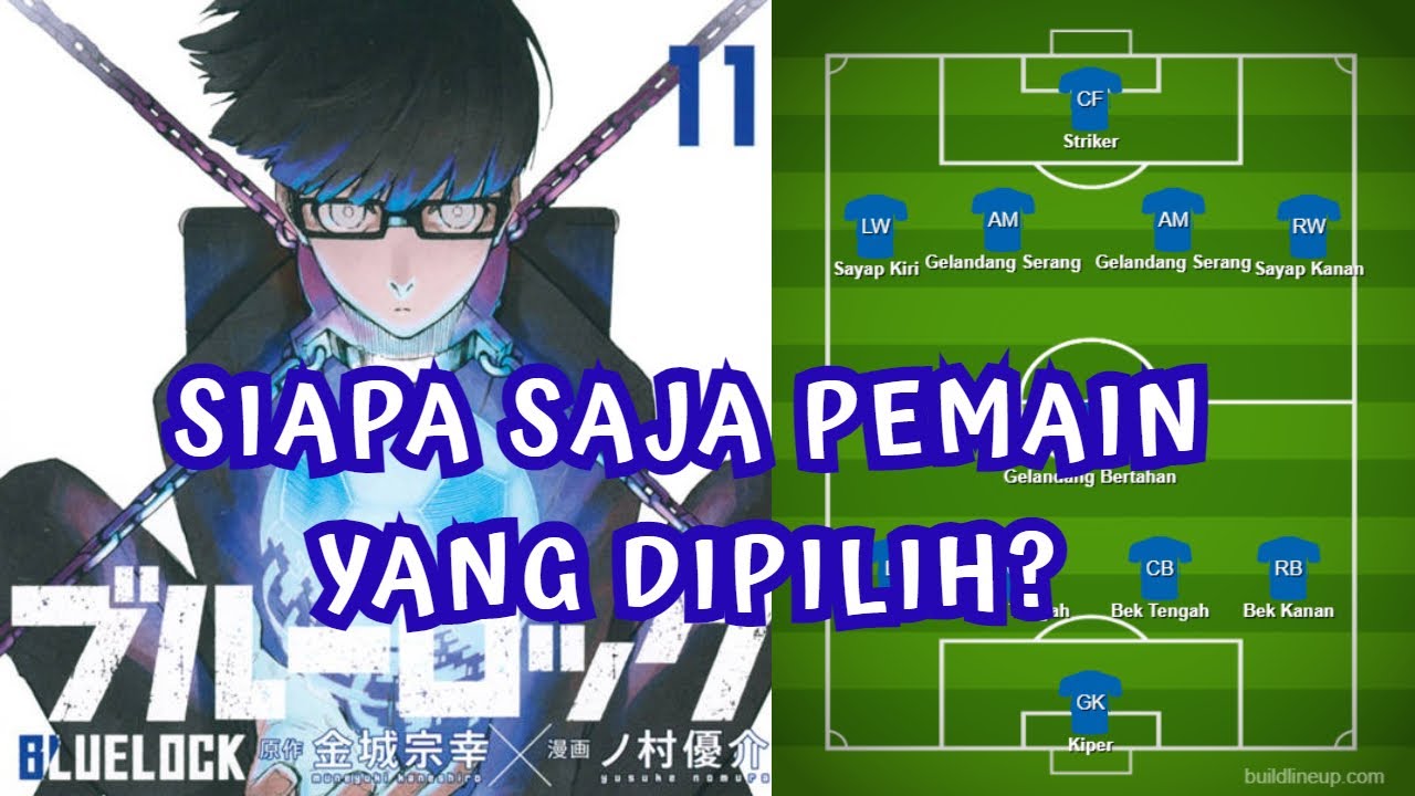 BLUE LOCK ELEVEN! Tim Sepak Bola Dengan 11 Striker - Blue Lock - YouTube