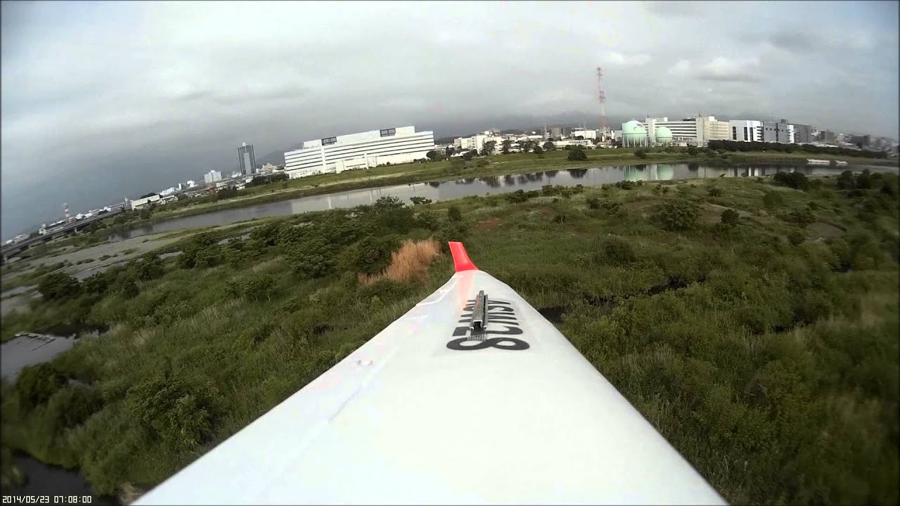 Glider Spoiler Servoless Installed ASW28.Take off and Landing. - YouTube