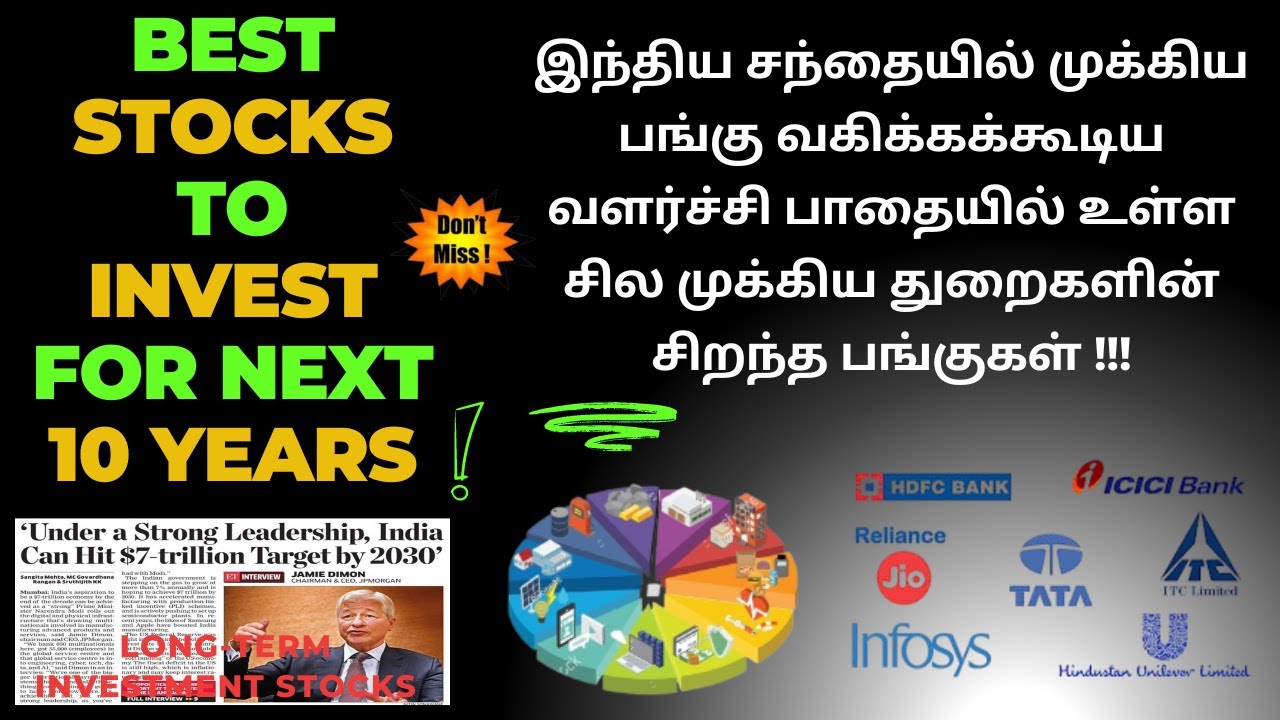 TOP 10 Best Sector STOCKS for next 10 YEARS | இப்போ LONG TERM ...