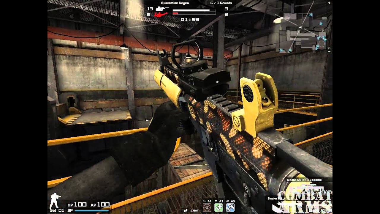 Snake Set Combat Arms - YouTube