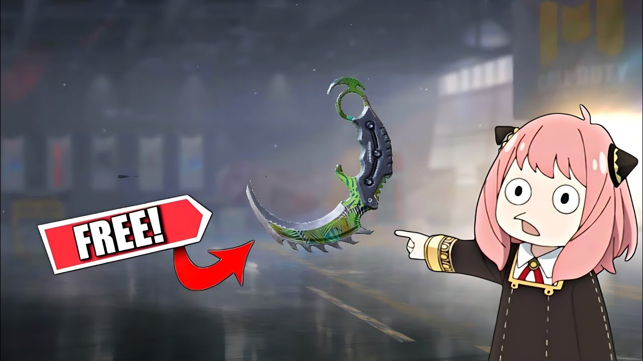 Free Epic Karambit Skin In Codm - YouTube