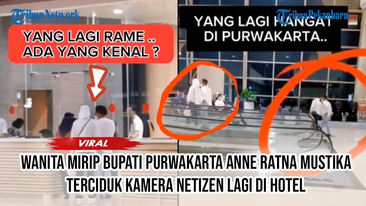 Viral, Vdeo Wanita Mirip Bupati Purwakarta Anne Ratna Mustika Terciduk Kamera Netizen - YouTube