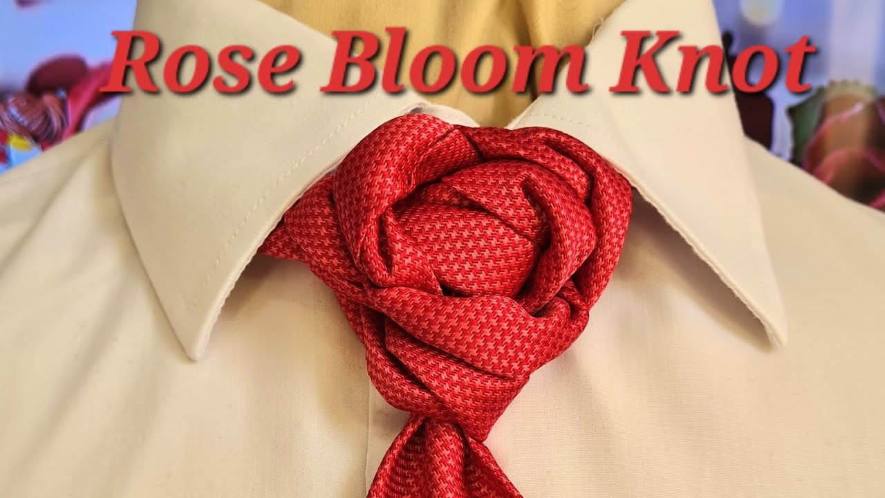 How to Tie a Tie #163 - The Rose Bloom Knot - YouTube