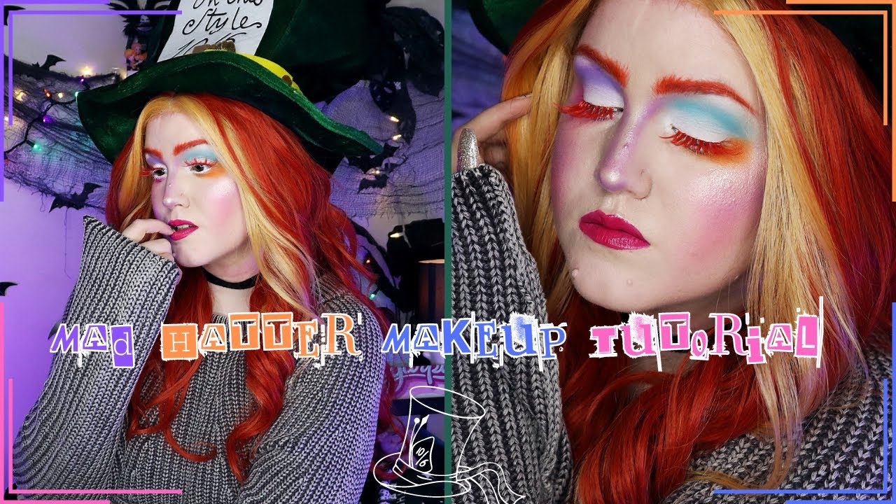 Mad Hatter Alice in Wonderland Halloween Makeup Tutorial | 31 Days of ...