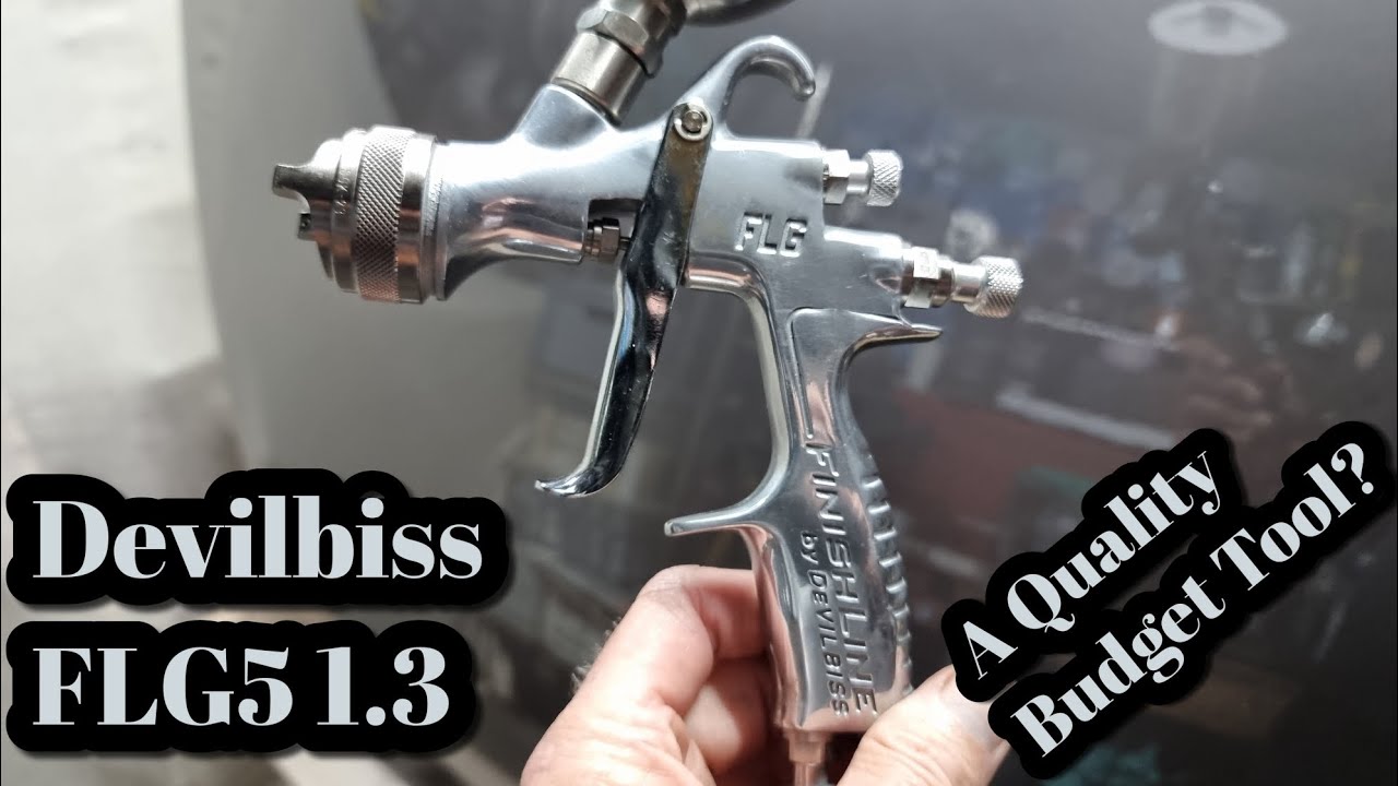 Devilbiss FLG5 SGK 600 1.3 Spray Gun, Best Budget Spray Gun? Multi Mix2 - YouTube