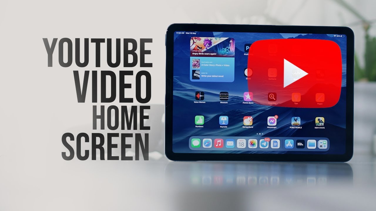 How to Make Your Youtube Video Go on Your Home Screen on iPad (tutorial ...