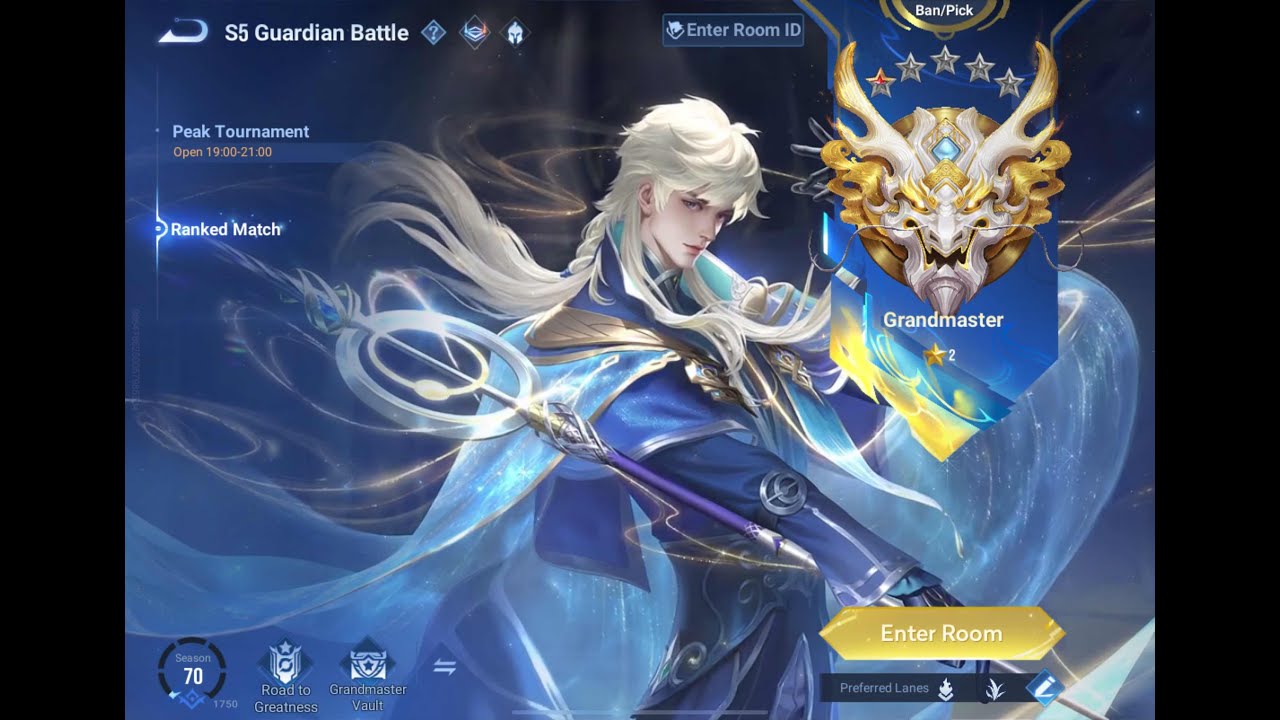 🔴LIVE HONOR of KINGS Grandmaster play with @sena_stream - YouTube