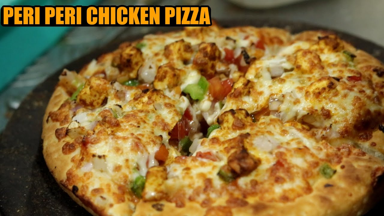 Peri Peri Chicken Pizza 😋😋Spicy Peri Peri Chicken Pizza at DLF FOOD ...