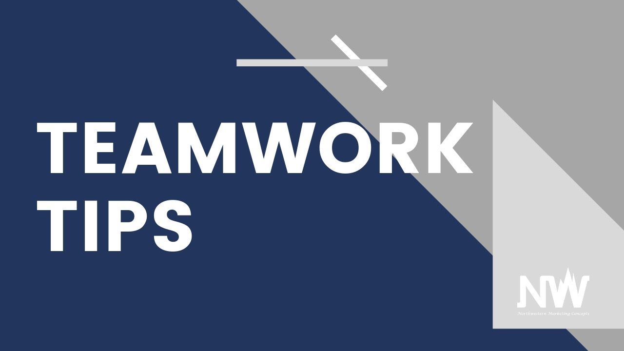 Teamwork Tips From The Northwestern Marketing Concepts Team - YouTube