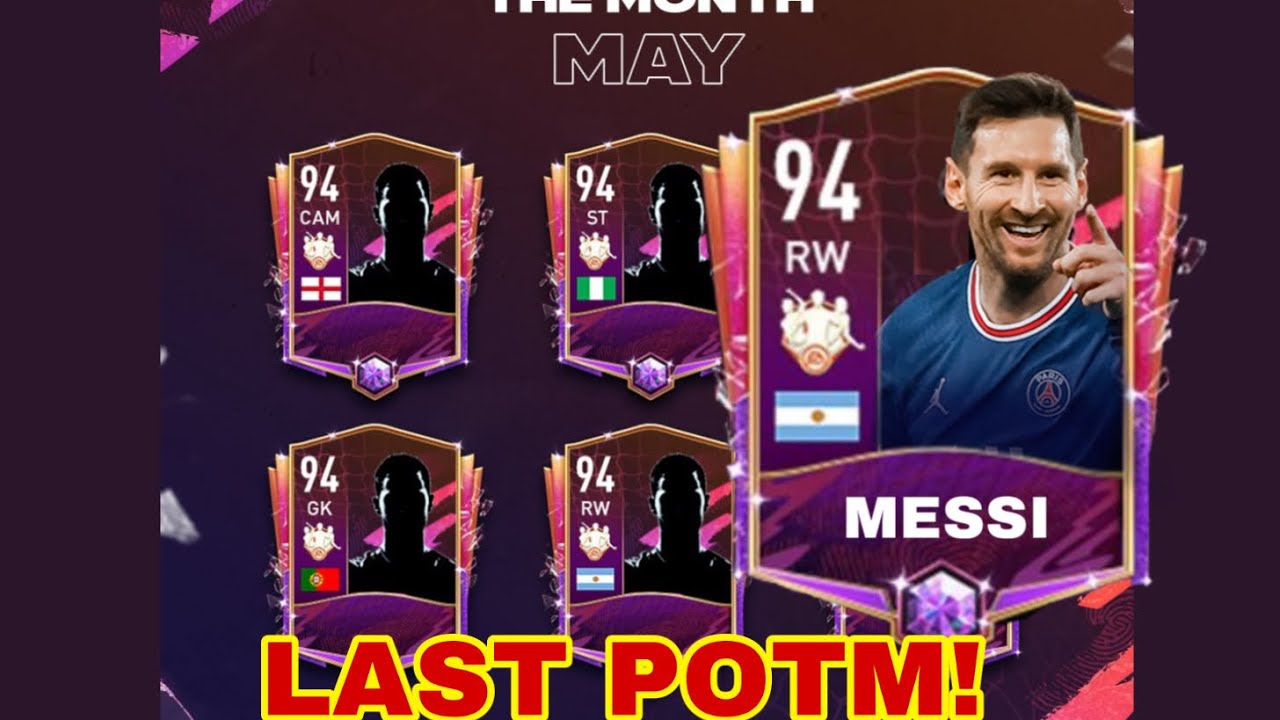 OMG! F2P 94 POTM MESSI?! LAST POTM PLAYERS IN FIFA MOBILE 22! - YouTube