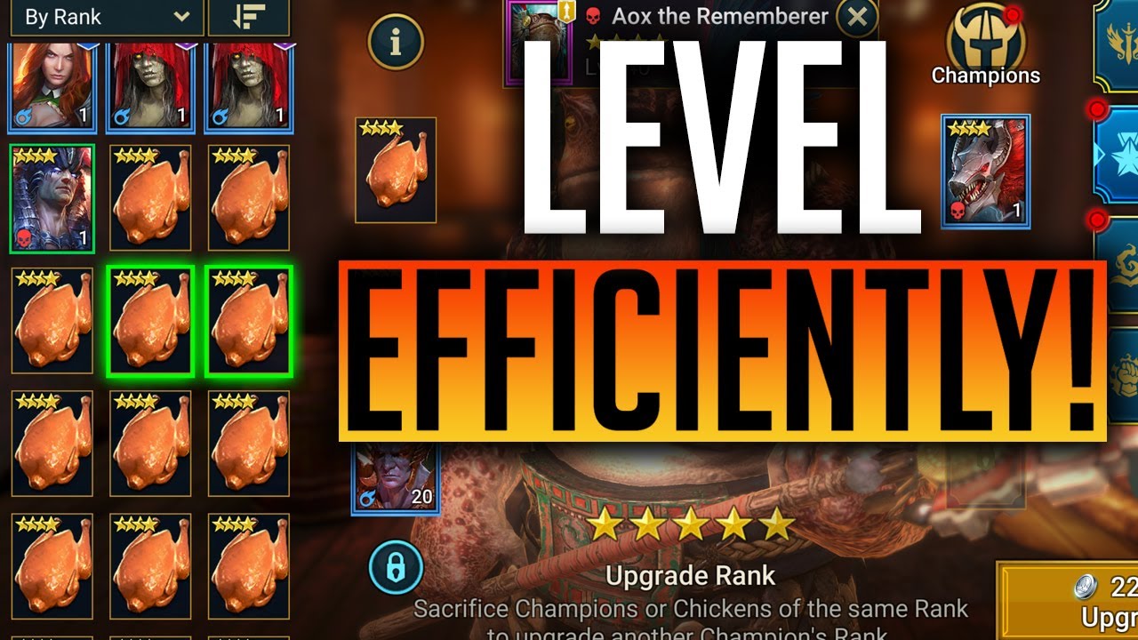 HOW TO FARM XP EFFICIENTLY IN RAID! | Raid: Shadow Legends - YouTube