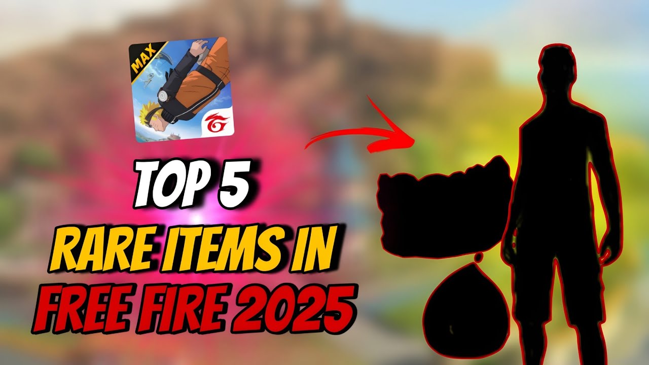 TOP 5 RARE ITEMS FREE FIRE 2025 🔥😮 - YouTube