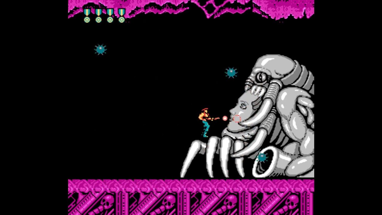 Gameplay Super Contra NES Game Retro - AREA 8 The End 🚀🎮 - YouTube