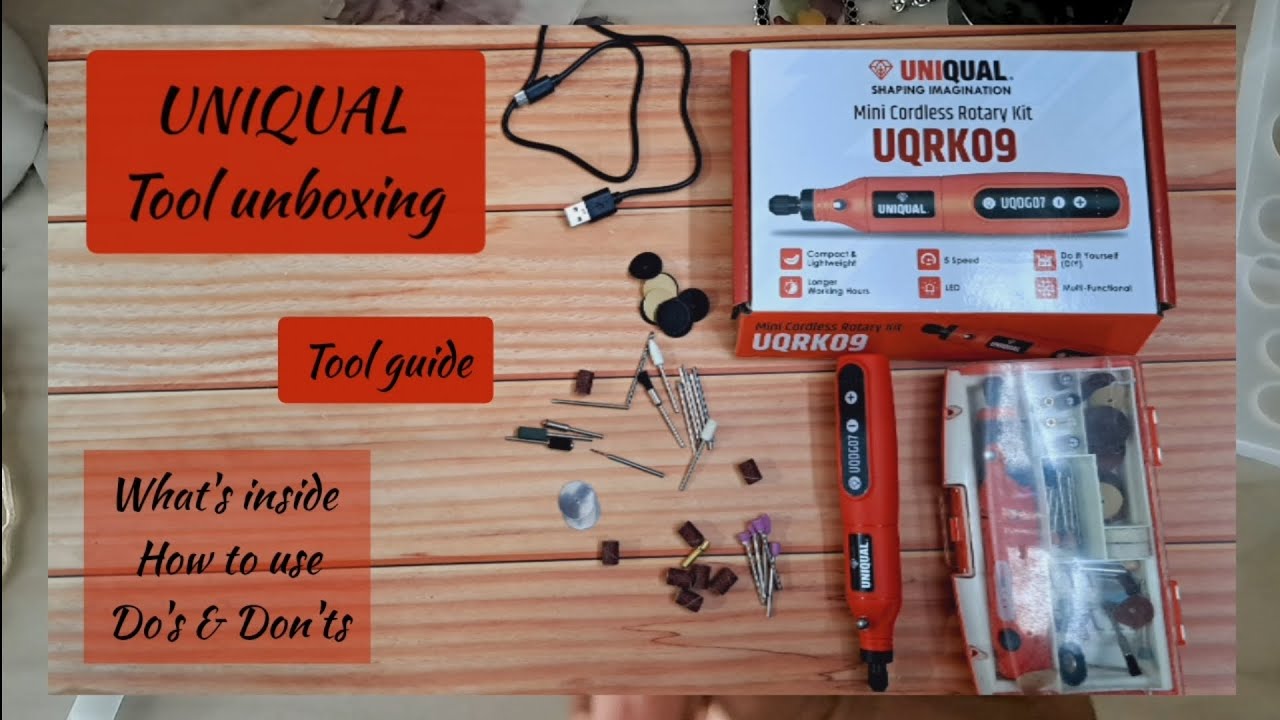 Unboxing | Tool specification | Resin & Clay Tool | Sanding, Drilling ...