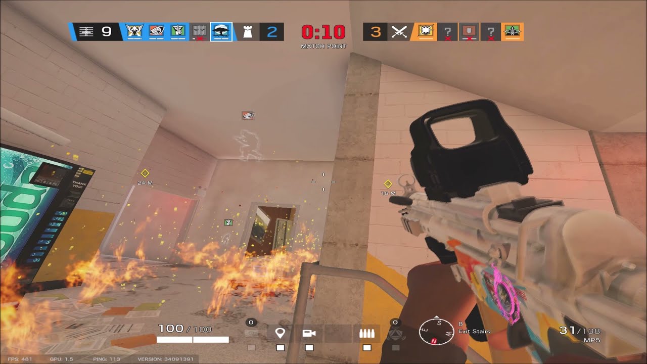 The Most UNUSUAL Match Point Rounds - Rainbow Six Siege Operation High ...