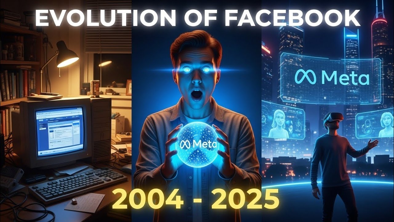 Evolution of Facebook (2004–2025) — From Dorm Room to Metaverse - YouTube