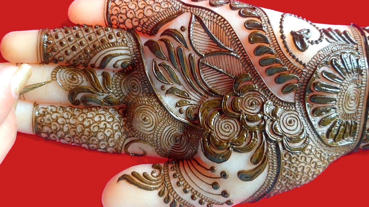 3D Bridal Mehndi Design For Full Hand ll नई मेहँदी डिज़ाइन 2022 Wedding ...