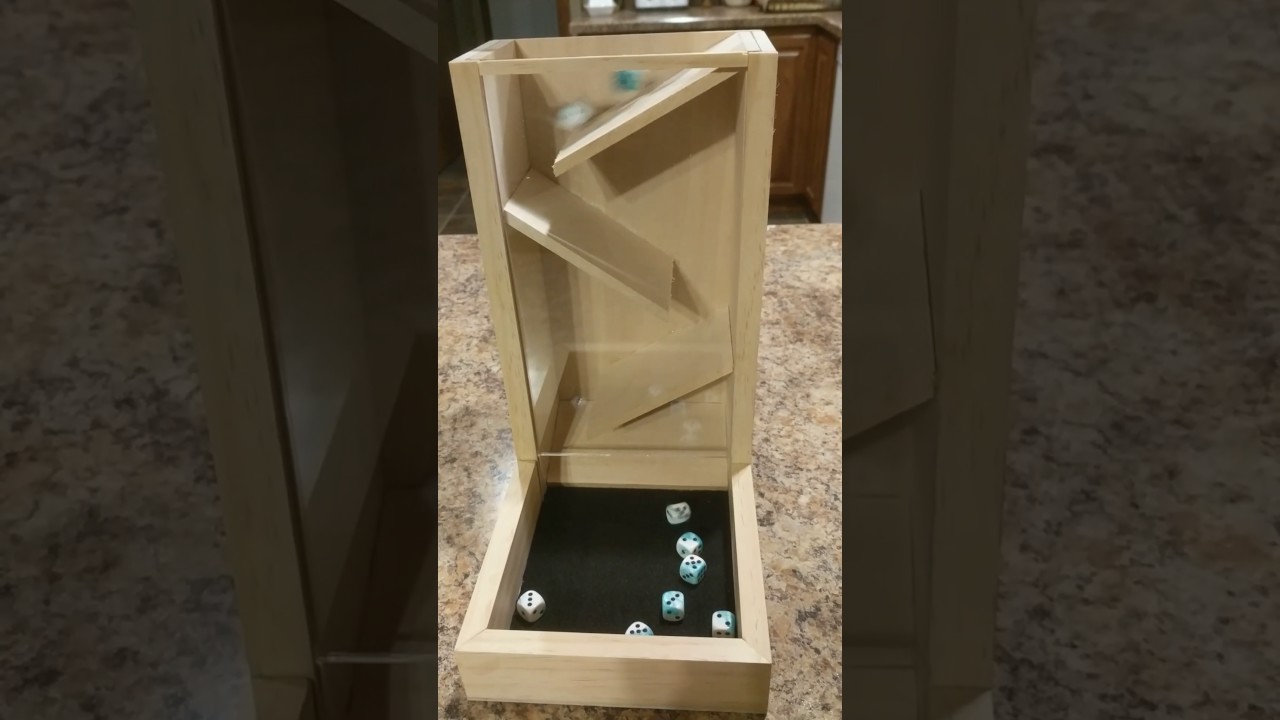 Built my own dice tower - YouTube